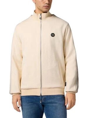 Philipp Plein Monogram Jacquard Track Jacket - Beige