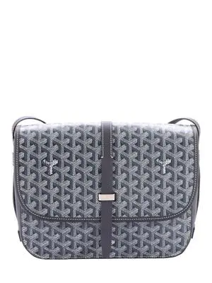 Goyard Belvedere Ii Messenger Bag Coated Canvas Mm - Grey