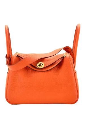 Hermès Lindy Bag Clemence 26 - Orange