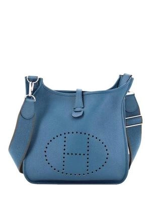 Hermès Evelyne Bag Gen Iii Clemence Pm - Blue