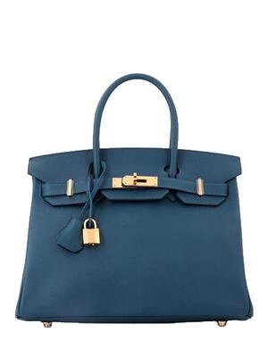 Hermès Birkin Handbag Epsom With Gold Hardware 30 At Nordstrom Blue