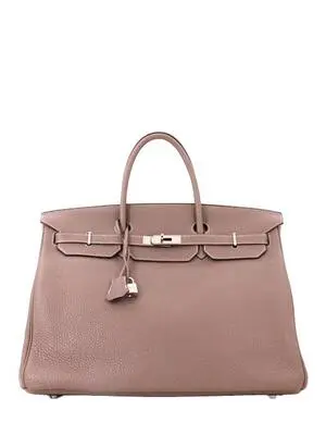 Hermès Birkin Handbag Togo With Palladium Hardware 40 - Grey