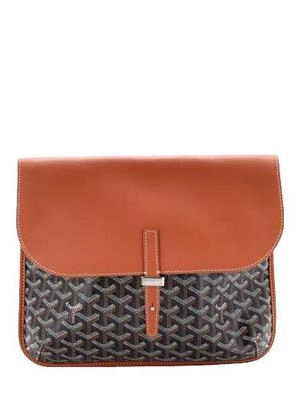 Goyard Coursier Messenger Bag Coated Canvas And Leather - Brown