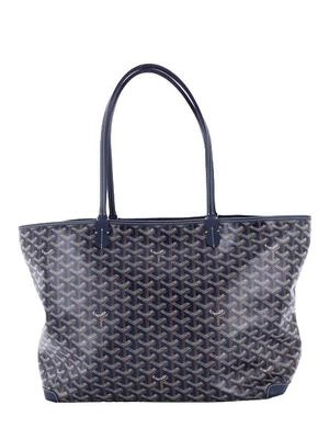 Goyard Artois Tote Coated Canvas Mm - Blue