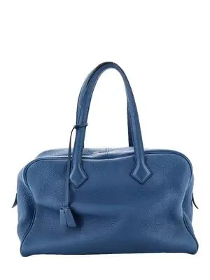 Hermès Victoria Ii Bag Clemence 35 - Blue