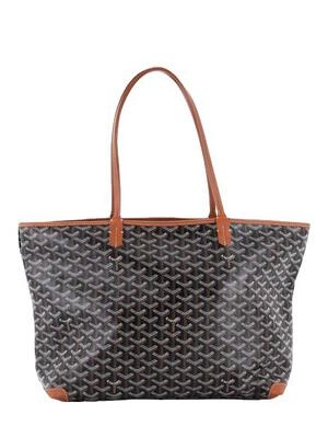 Goyard Artois Tote Coated Canvas Mm - Brown