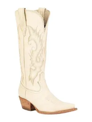 FREEBIRD Woodland Leather Western Boots - Beige