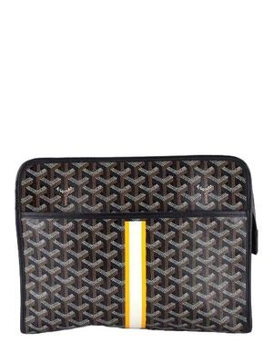 Goyard Jouvence Toiletry Pouch Printed Coated Canvas Gm - Black