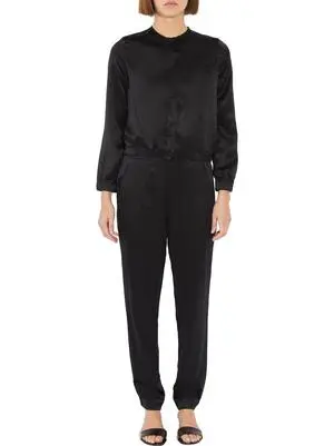 THE PARK The Park "Kelly Bomber" Silk Jacket