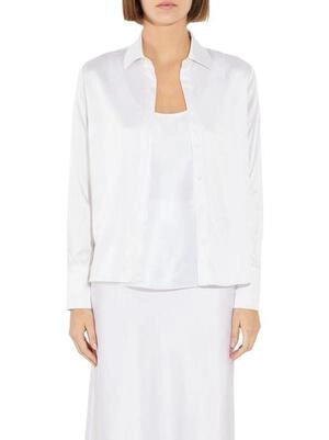 THE PARK Bonnie Blouse - Blanc