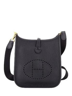 Hermès Evelyne Bag Gen Iii Clemence Tpm - Black