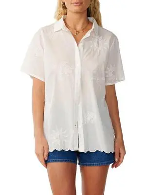 Rip Curl Bossa Nova Embroidered Shirt - Bone