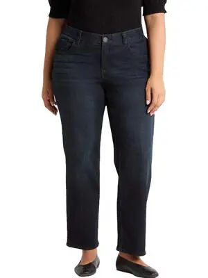 Wit & Wisdom Sawyer Mid Rise Straight Leg Jeans - Indigo