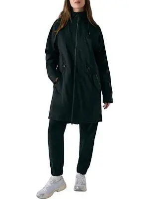 LOLE Piper 2.0 Waterproof Rain Jacket With Drawstring Waist - Black