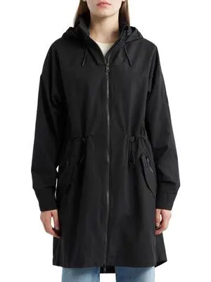 LOLE Lole Piper 2.0 Waterproof Rain Jacket With Drawstring Waist Black