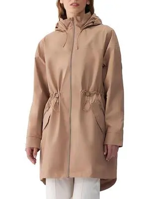 LOLE Piper 2.0 Waterproof Rain Jacket With Drawstring Waist - Mink