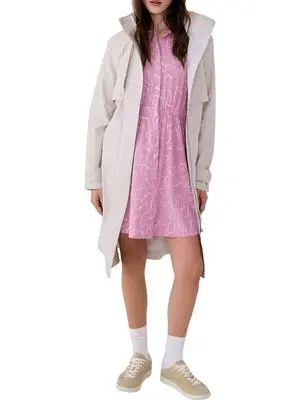 LOLE Aliz Trench Coat - Abalone