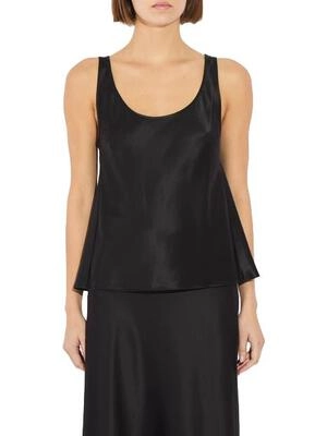 THE PARK The Karen Silk Tank - Noir