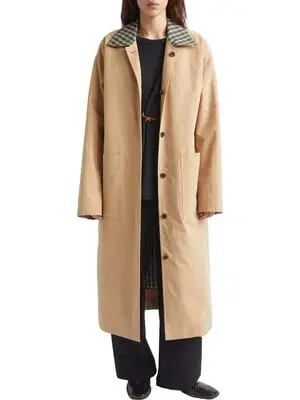EENK EENK Reversible Contrast Panel Cotton Coat