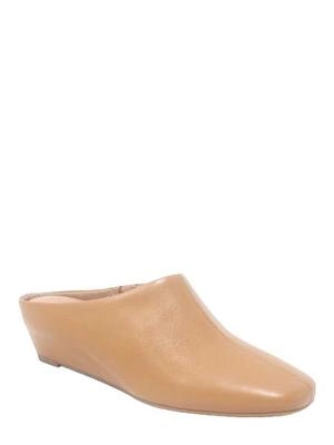 Gentle Souls Gentle Souls Carmena Wedge Mule Camel Leather