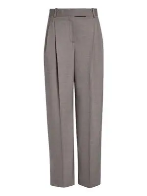 REISS Darcy Wool Blend Tailored Pants - Light Grey