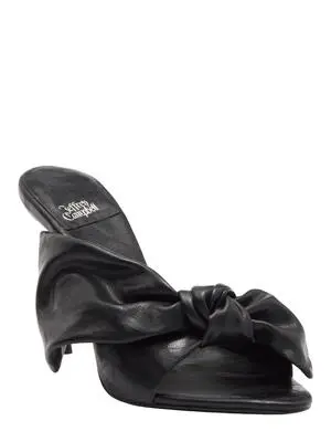 Jeffrey Campbell Spoiled Stiletto Sandal With Bow Detailing - Black
