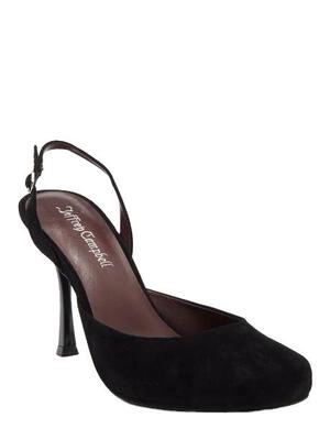 Jeffrey Campbell Paws Slingback Pump - Black Suede