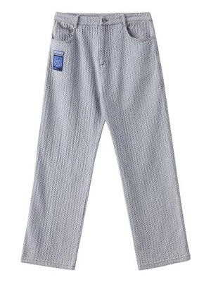VERYRARE Waffle Denim Trousers - Blue