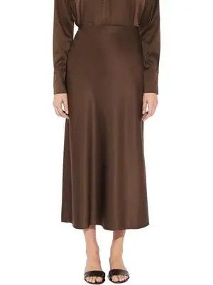 THE PARK Name Max Skirt - Chocolate