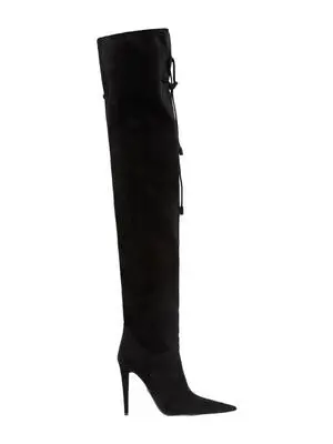 GIUSEPPE ZANOTTI GIUSEPPE ZANOTTI Suede Over The Knee Stiletto Boots Multicolor
