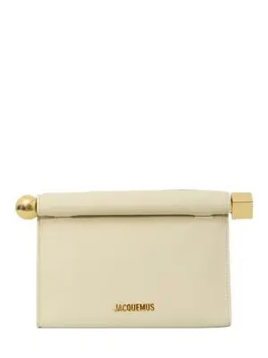 Jacquemus Le Sac Rond Carré Leather Clutch - Multicolor