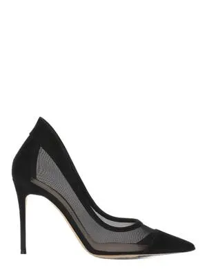 GIANVITO ROSSI Suede And Mesh Pumps - Multicolor