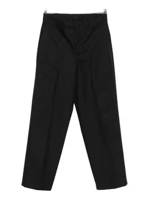 Prada Tailored Trousers With Logo Plaque - Multicolor