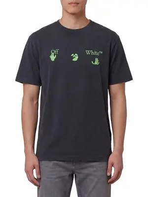 Off-White Bacco Arrow Skate Cotton T-shirt - Multicolor