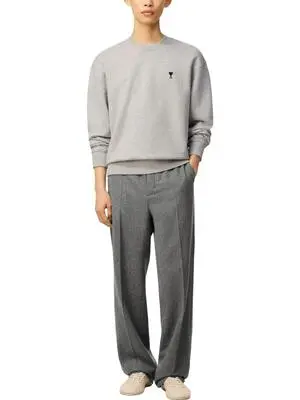 AMI Paris De Coeur Cotton Sweatshirt - Multicolor