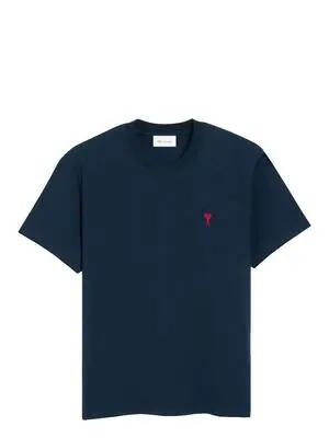 AMI Paris De Coeur Cotton T-shirt - Multicolor