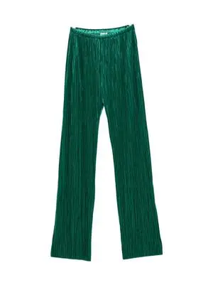 FORTE_FORTE Pleated Satin Trousers - Multicolor