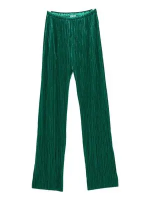 FORTE_FORTE Pleated Satin Trousers - Multicolor