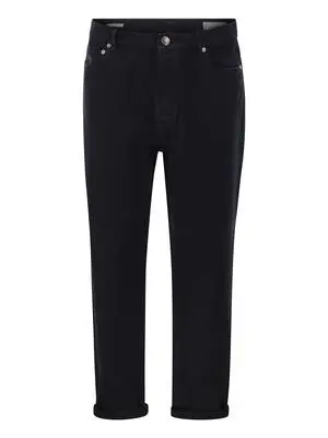 Brunello Cucinelli BRUNELLO CUCINELLI Five-Pocket Cotton Jeans Multicolor