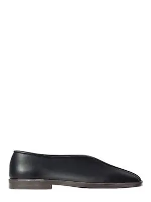 LEMAIRE Piped Leather Flat Slippers - Multicolor