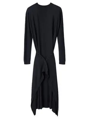 LEMAIRE Wool Blend Long Dress - Multicolor