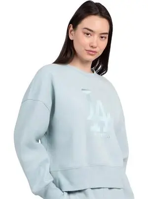 STARTER Los Angeles Dodgers Boxy Fleece Sweatshirt - Mint
