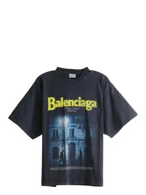 Balenciaga Printed Cotton T-shirt - Multicolor
