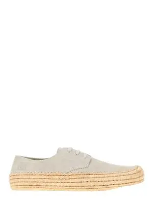 Loewe LOEWE Suede Espadrille Gray