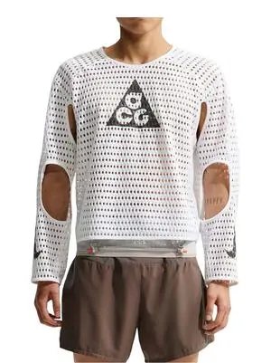 Nike Radical Airflow Long Sleeve Running Top 'white - White/anthracite