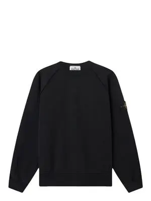 Stone Island 6100041 Oversized Crewneck Sweatshirt - Black