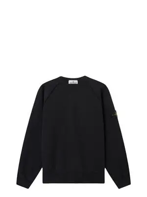 Stone Island 6100041 Oversized Crewneck Sweatshirt - Black