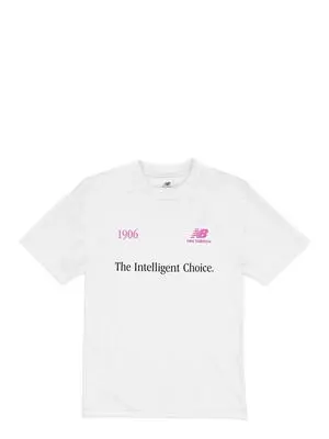 NEW BALANCE Intelligent Choice T-shirt Asia Sizing - White