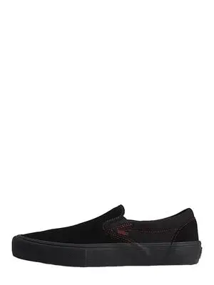 VANS Skate Slip-on Sneakers - Black/red