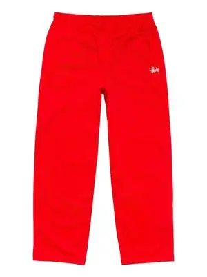 StÜssy Mesh Track Pant - Red